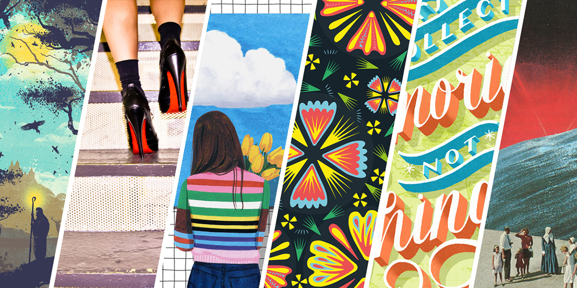 Six Pack for May 1, 2017 - featuring fresh new Society6 art!