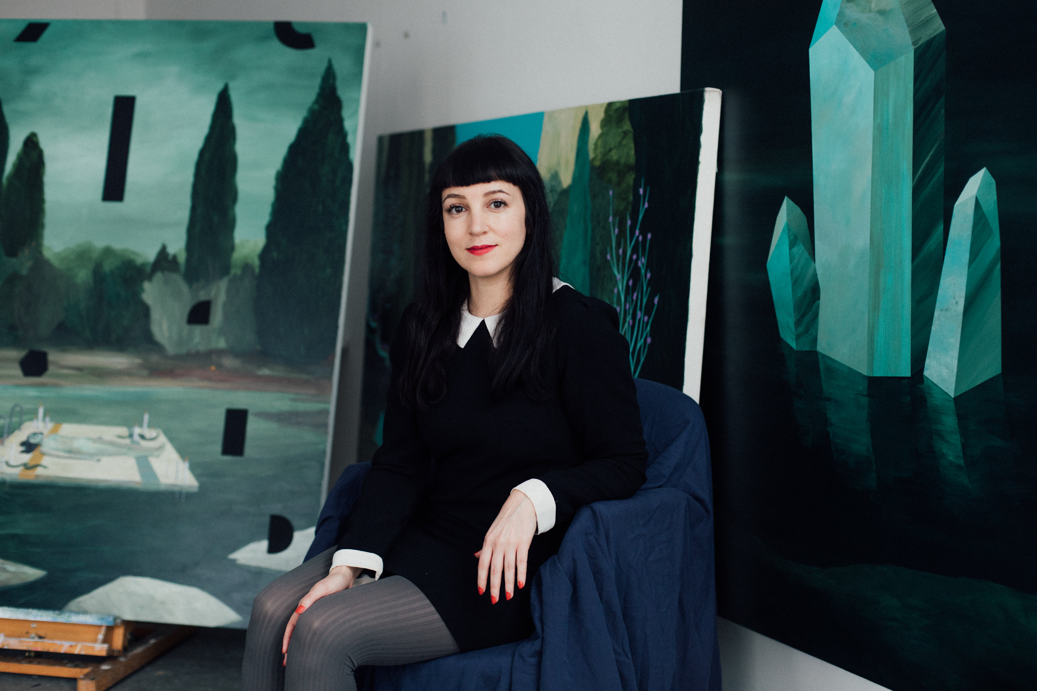 Inside The Studio Of Otherworldly Painter Rebecca Chaperon - Society6 Blog