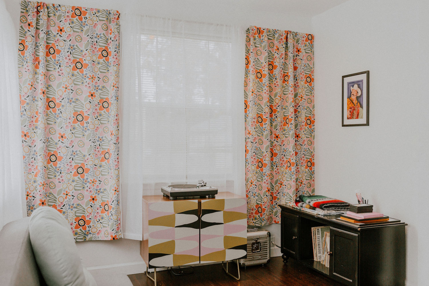 See the World Through Rose-Colored Windows: 10 Floral Curtains We're ...
