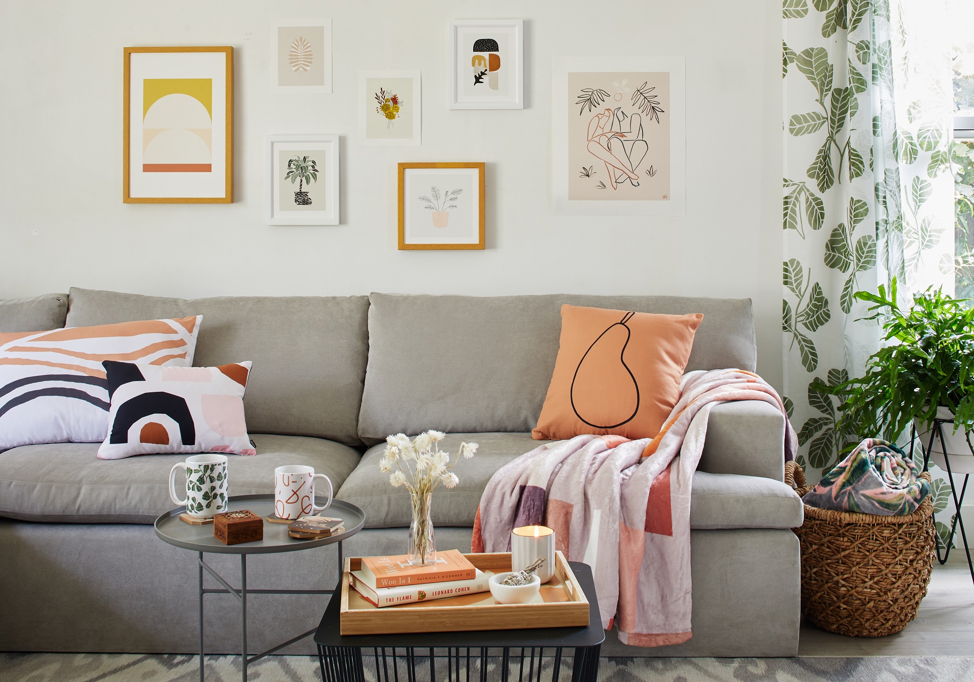 Rug Colors That Go Well With Gray Couches | Society6